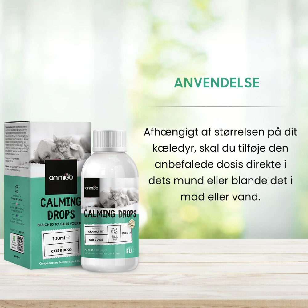 Køb Calming Drops | Beroligende dråber til hund og kat